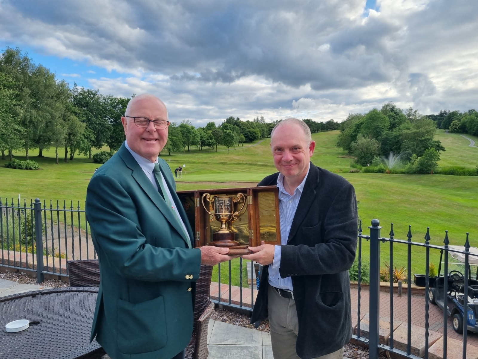 Gaudet Luce Win Brandhall Gold Vase!